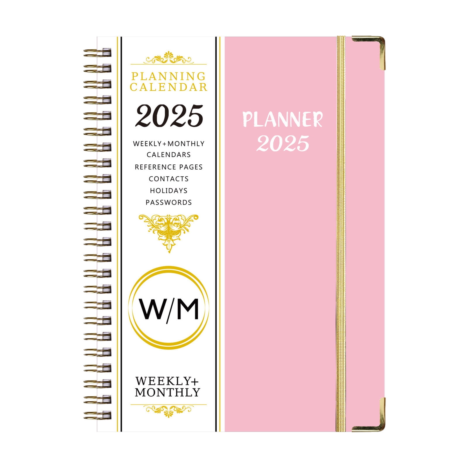 Komiseup Planner Notebook 2024-2025, A5 Monthly and Weekly Calender ...