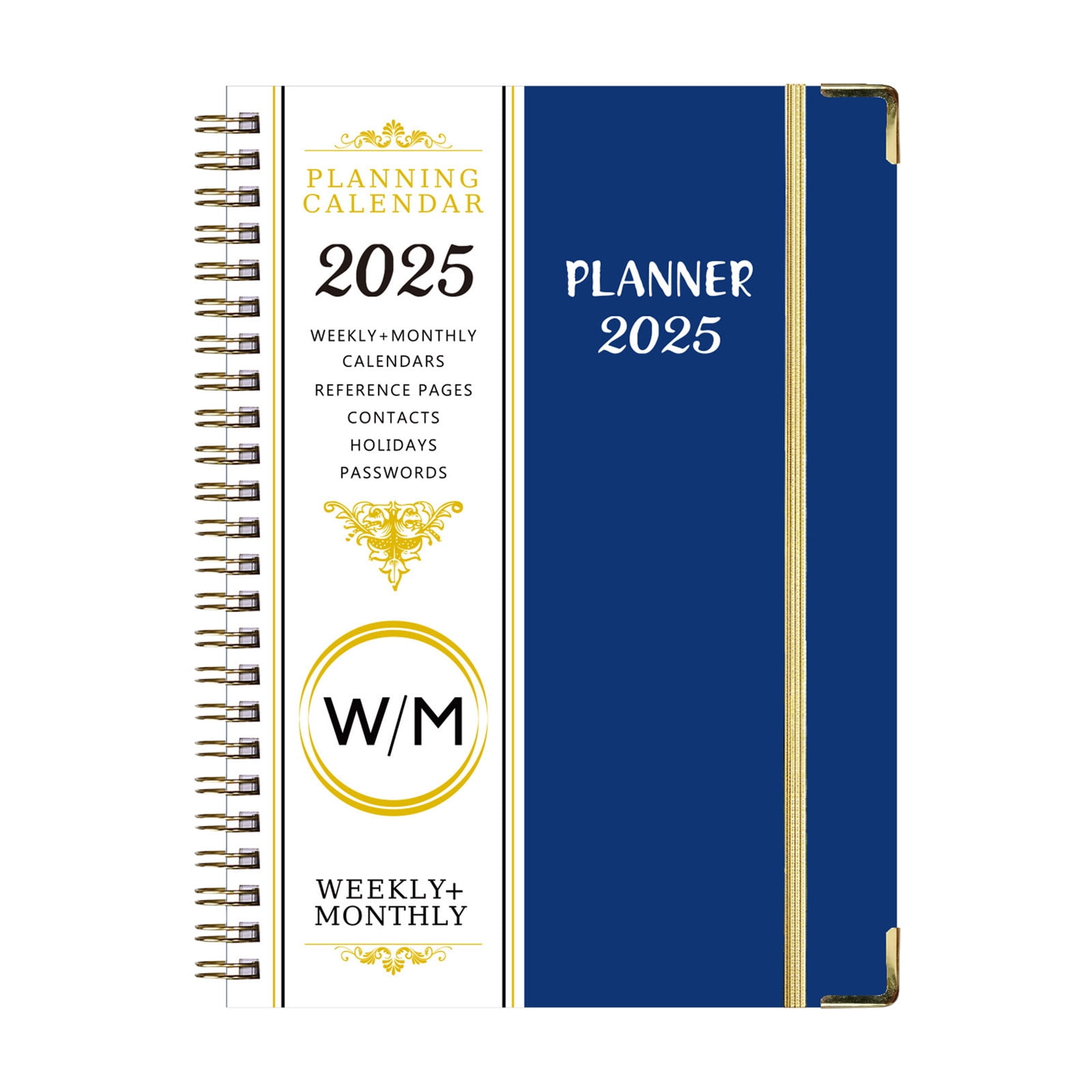 Komiseup Planner Notebook 2024-2025, A5 Monthly and Weekly Calender ...