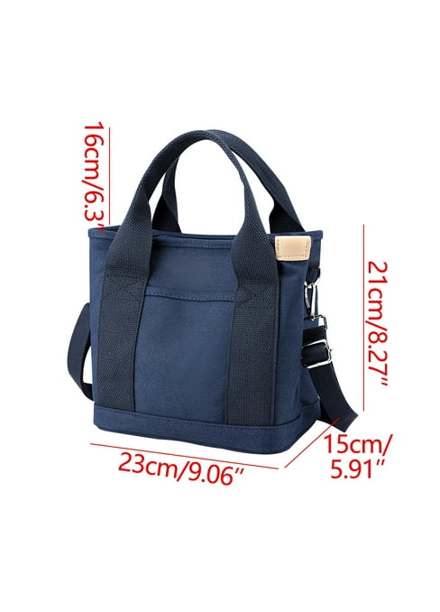 Small Tote Bag for Women Wear Resistant Zipper Handbag with Short ...