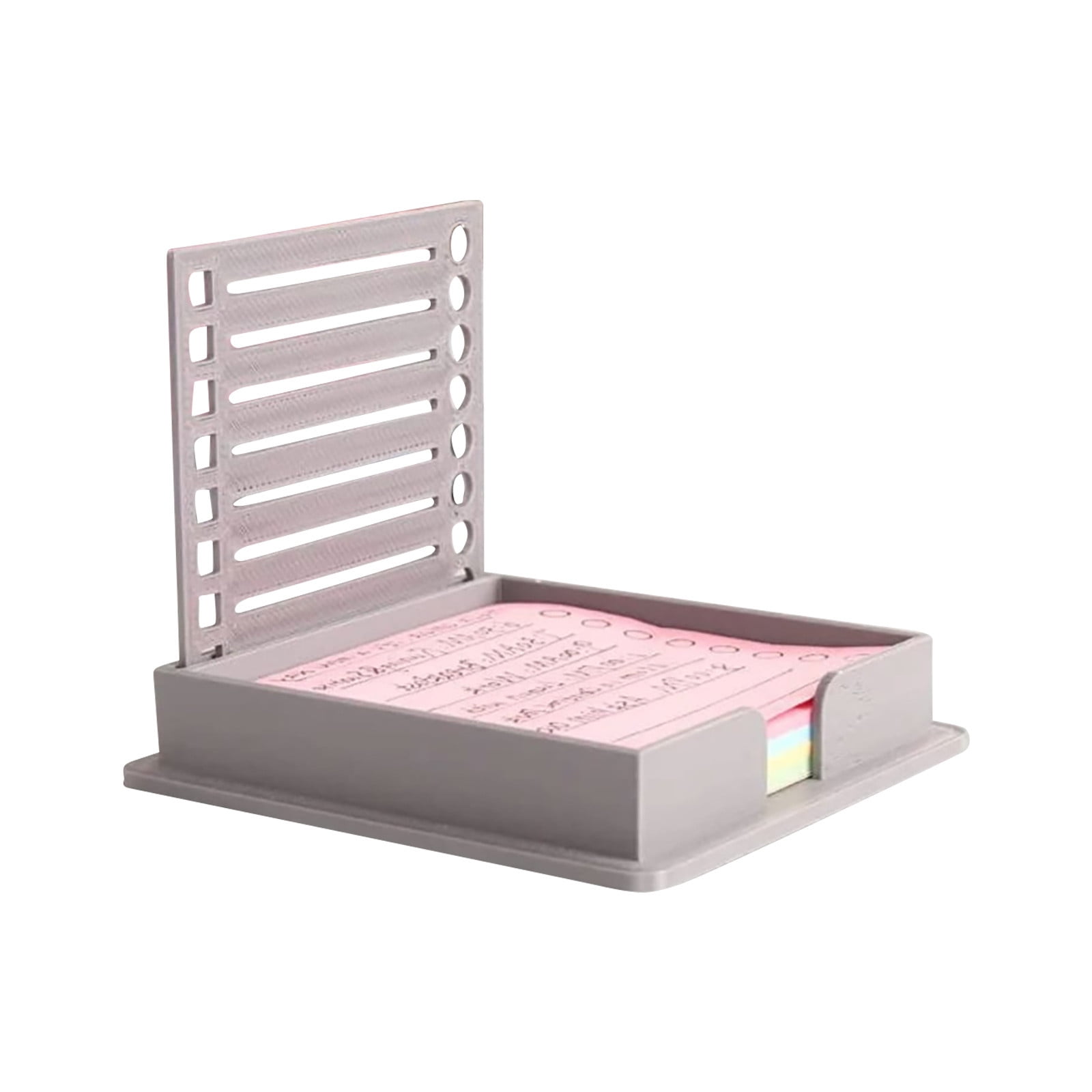 Komiseup Sticky Note Holder with Stencil, Sticky Note Dispenser ...