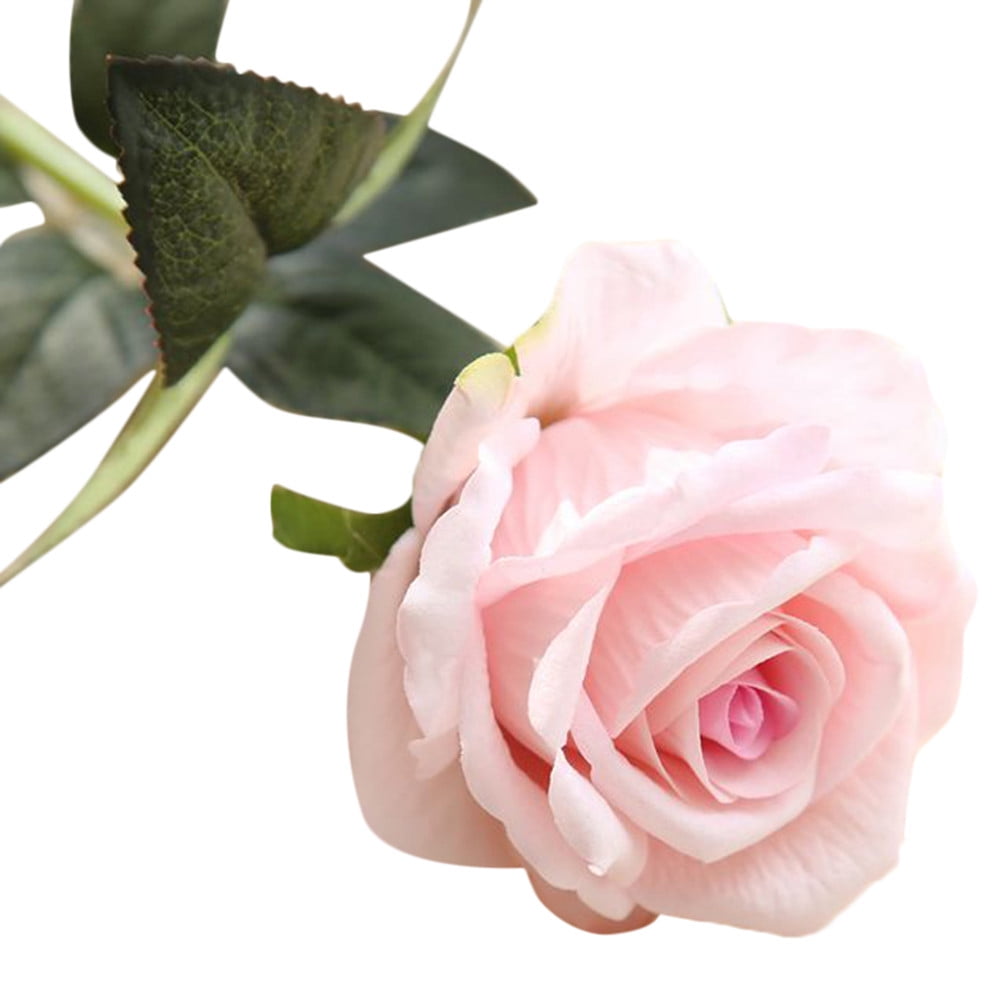 Komiseup Valentines Day Decorations Artificial Fake Roses Flannel ...