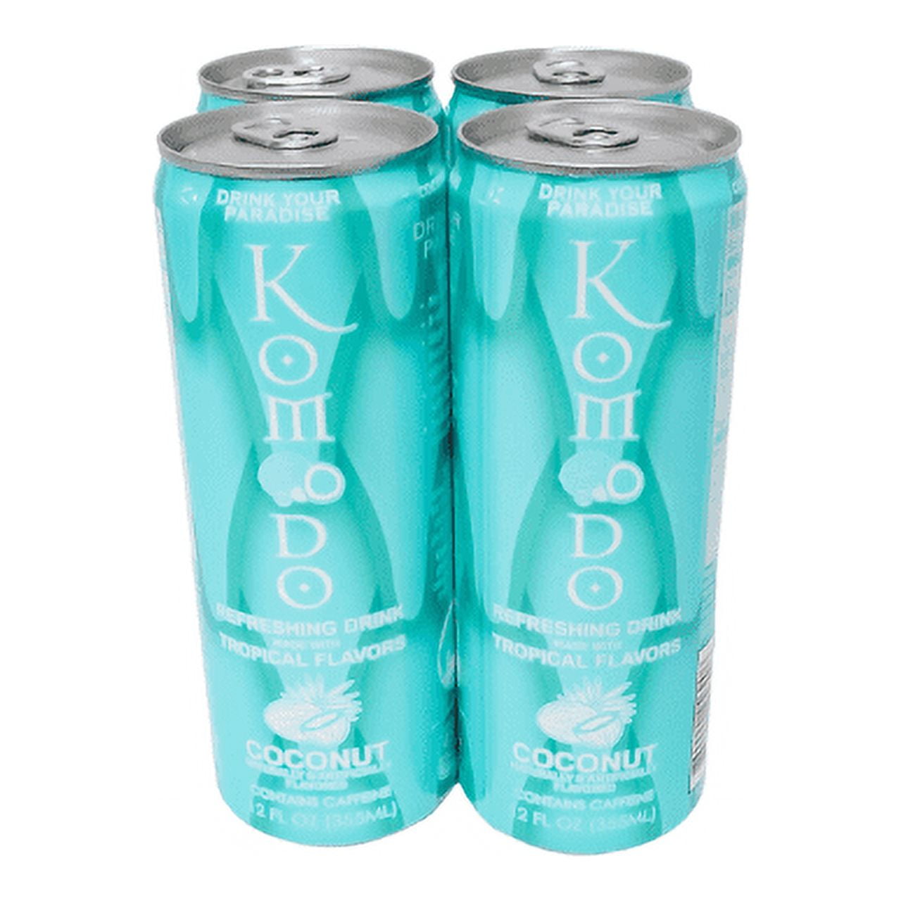 Komodo Coconut Sparkling Drink 4 Pack (Coconut) - Walmart.com