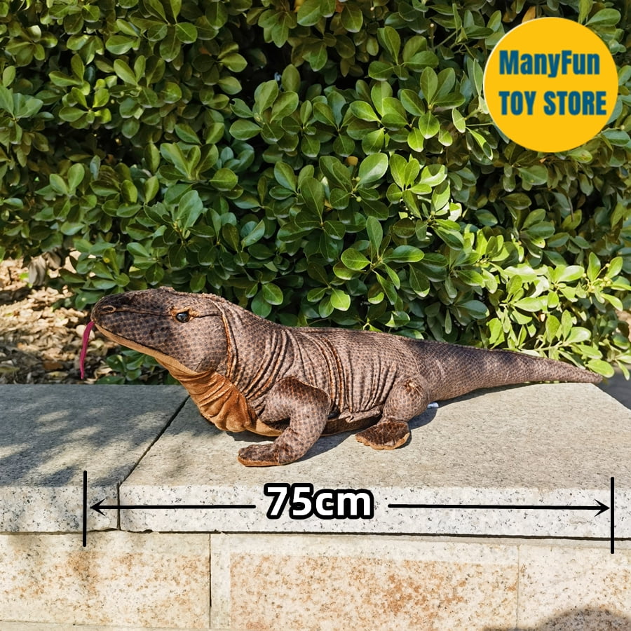 Komodo Dragon Plush Toy High Fidelity Iguana Plushie Gaint Lizard ...