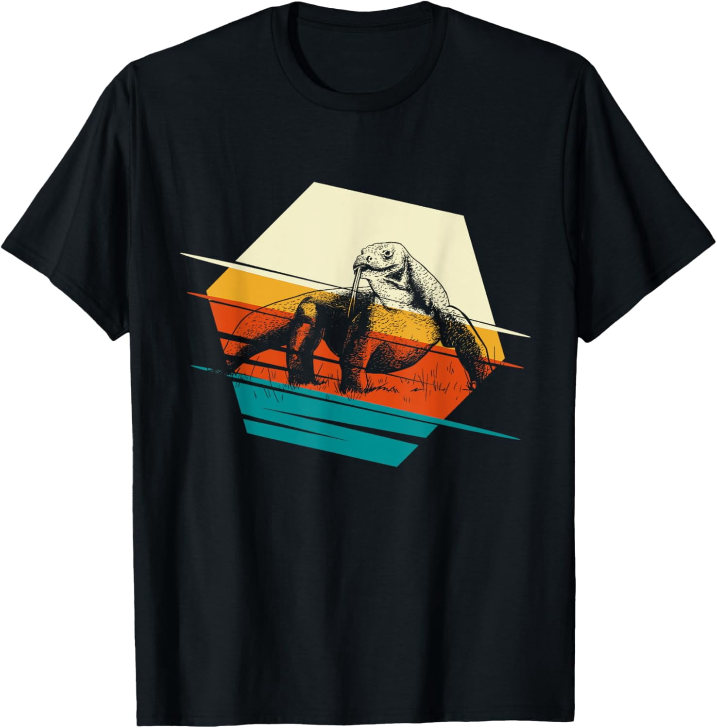 Komodo Dragon Vintage Animal Reptile Lovers Gifts T-Shirt - Walmart.com