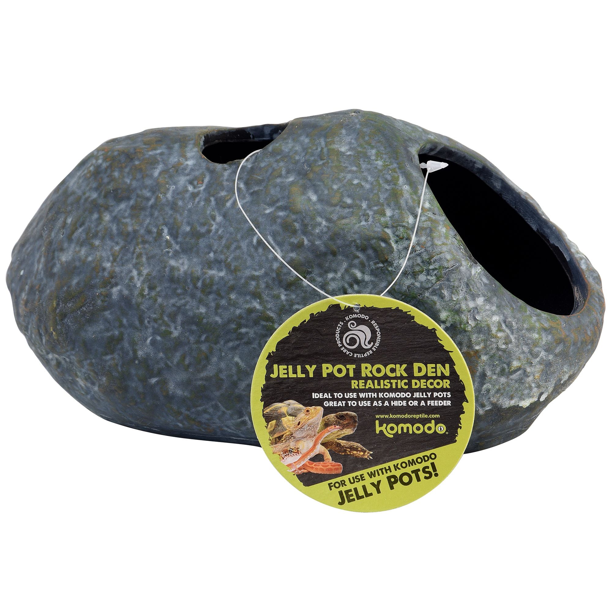 Komodo Jelly Pot Rock Den for Feeding Reptiles, Size Large - Walmart.com