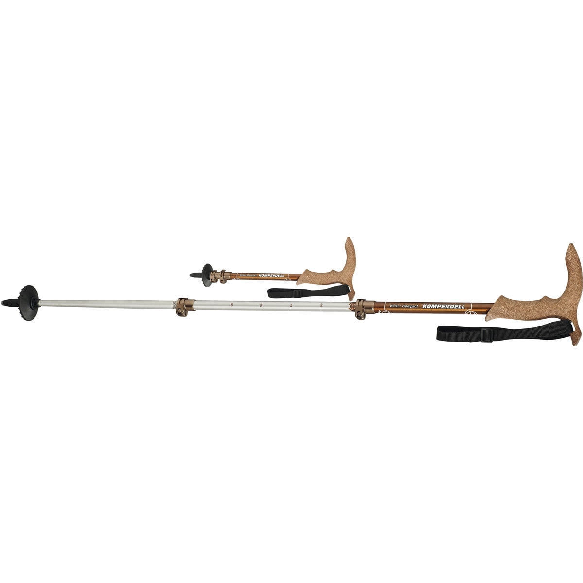 Komperdell Walker Powerlock Compact Walking Pole (Single) - Walmart.com
