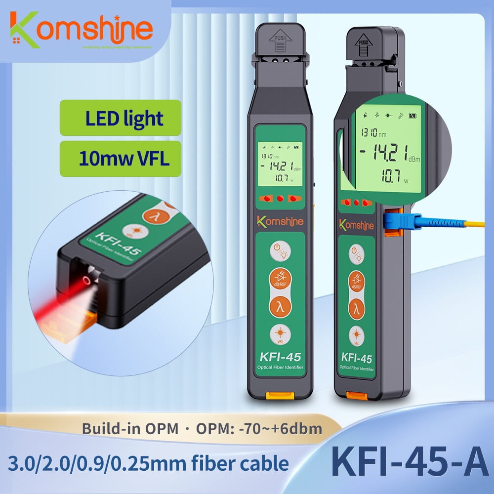 Komshine KFI-45 With 10MW VFL Fiber Optic Trafic Identifier + Power ...