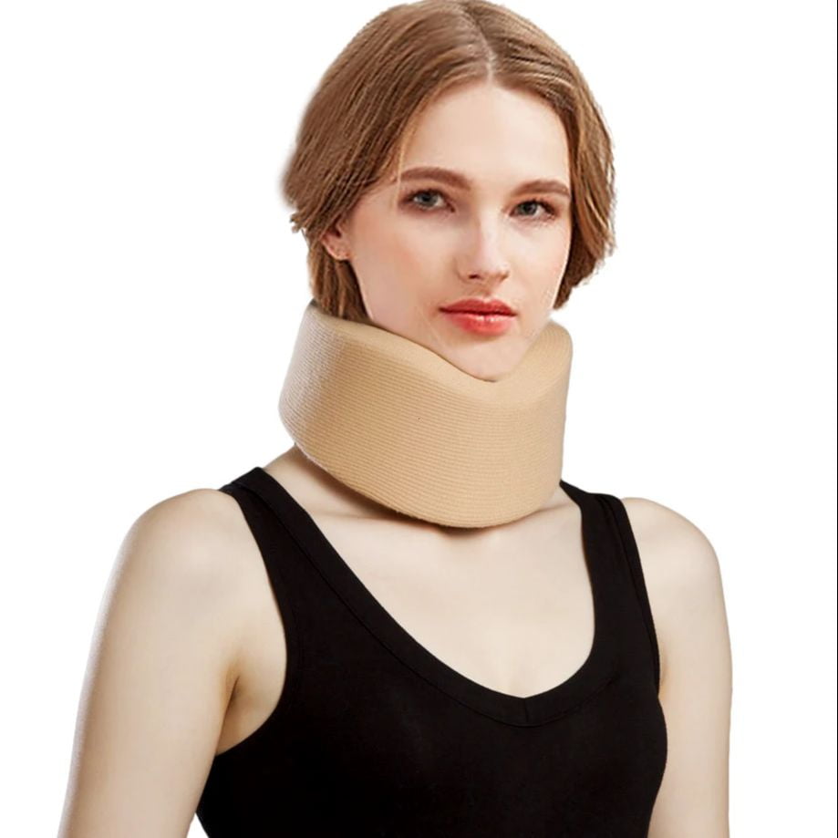 Komzer Soft Foam Neck Brace Universal Cervical Collar, Adjustable Neck ...