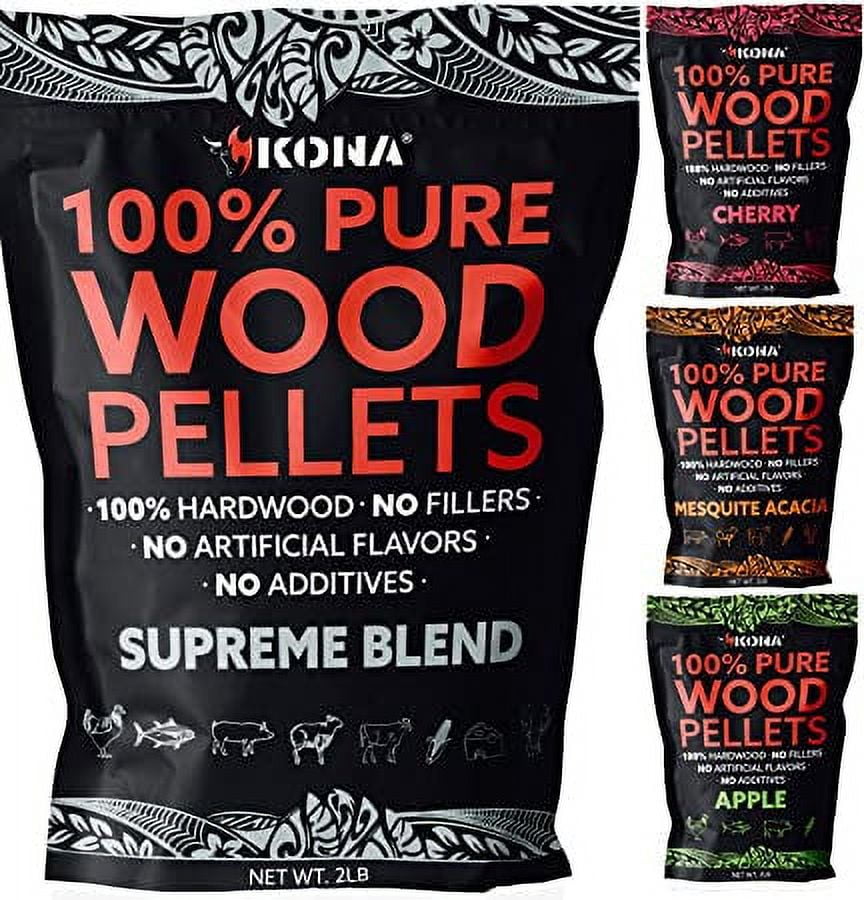 Kona BBQ Robust Wood Pellets Variety Pack - - Grilling, BBQ, & Smoking ...