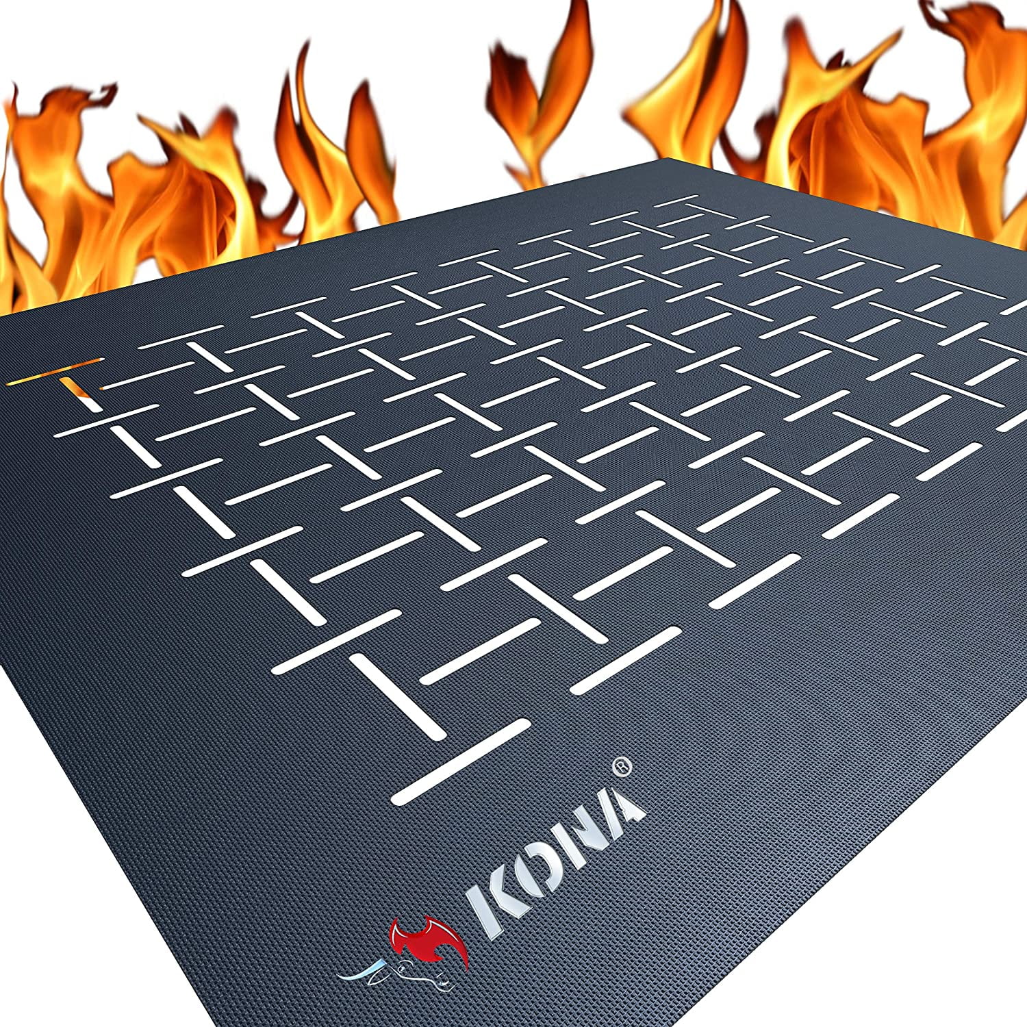 Kona BBQ Grill Mats With Holes - Heavy Duty, Non-Stick, 600 Degree, 7 ...
