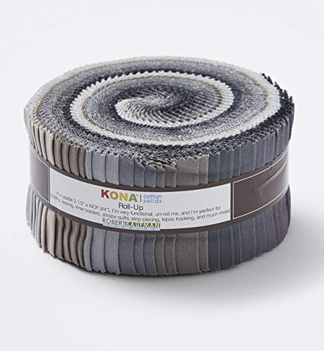 Kona Cotton Pre-Cut Roll Up - Gray Area Palette - Walmart.com