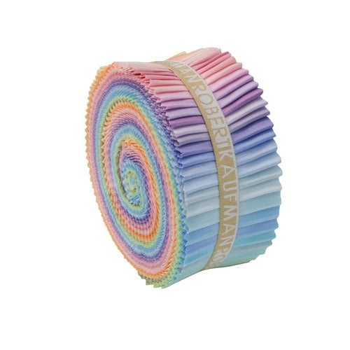 Kona Cotton Solids Sunrise Roll Up 43 2.5-inch Strips Jelly Roll Robert ...