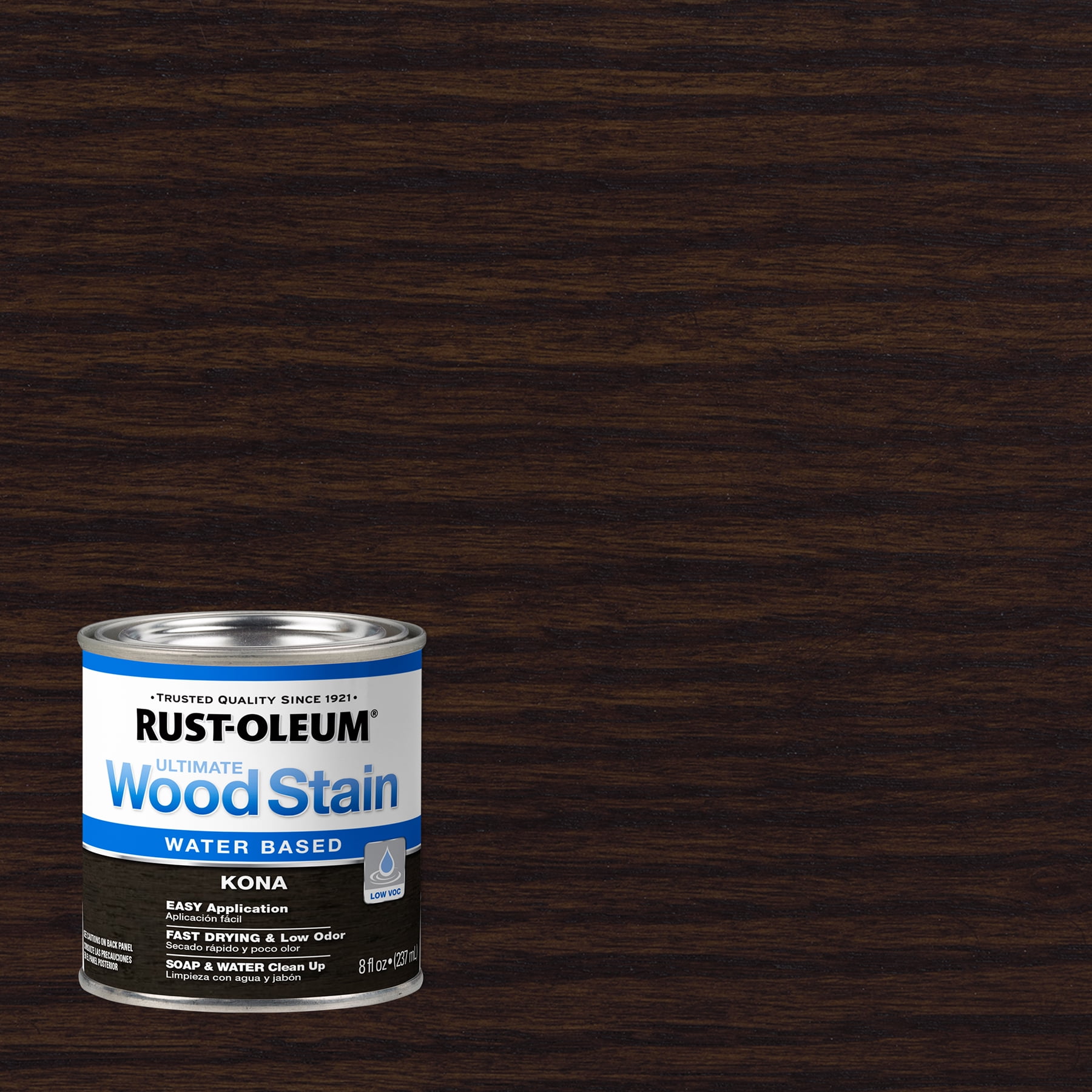 Kona, Rust-Oleum Ultimate Wood Stain Satin, Half Pint - Walmart.com