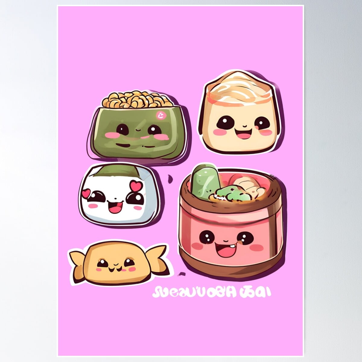 Konbinijapanese Snacks Poster Wall Art, Modern Wall Decor For Living ...