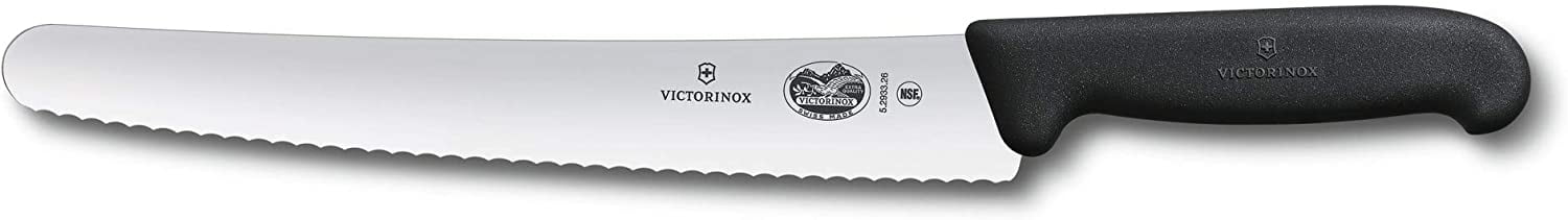 Victorinox Swiss Army 10-1/4" Serrated Bread Knife with Fibrox Handle ...