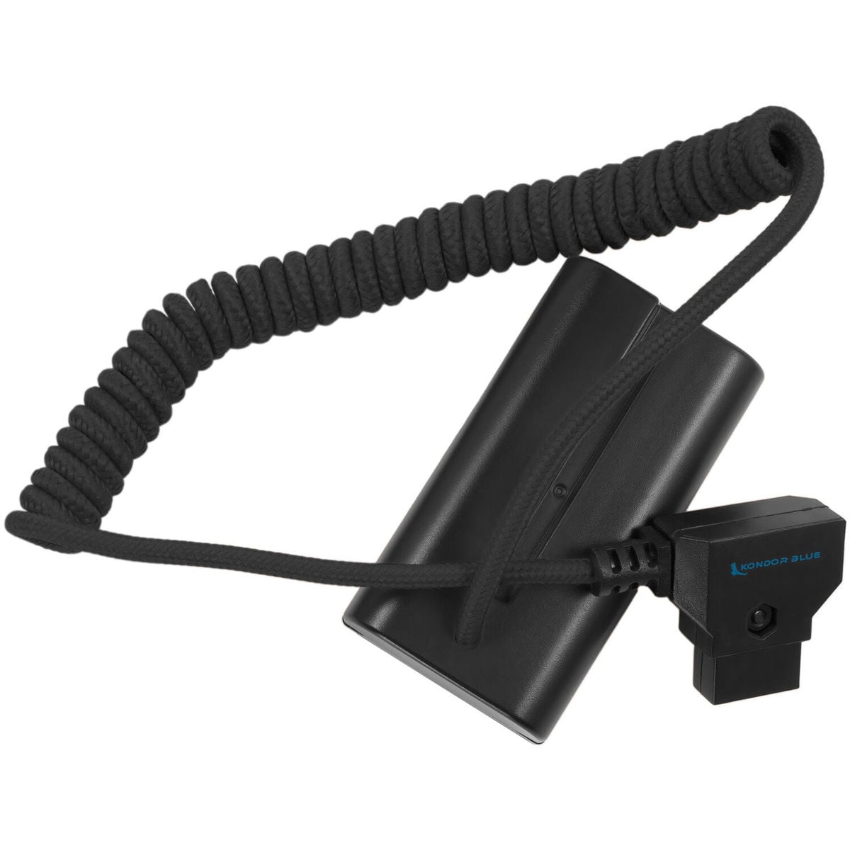 Kondor Blue D-Tap to NPF Coiled Dummy Battery Cable for Sony L-Series ...