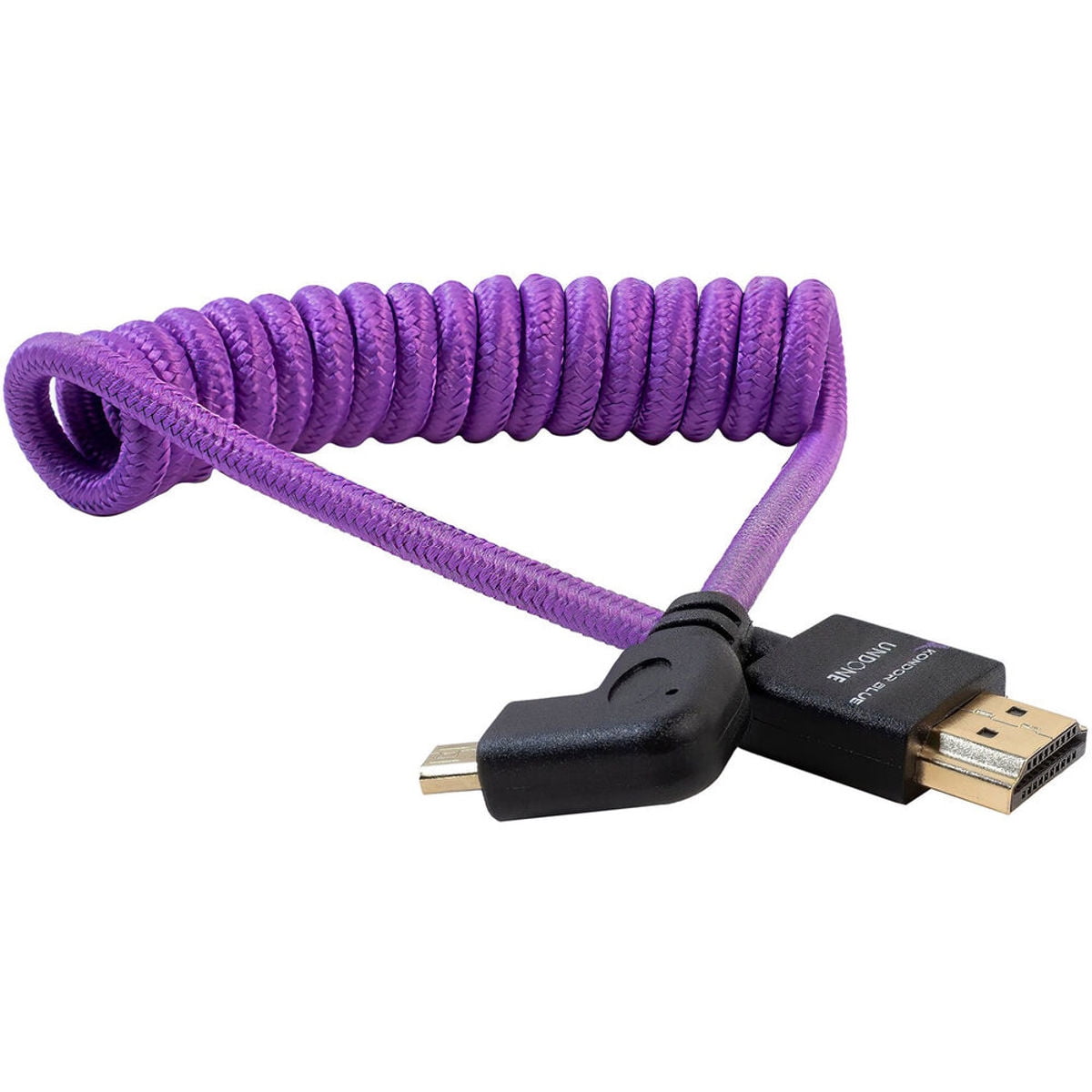 Kondor Blue Gerald Undone MK2 Full HDMI to Left Angle Micro HDMI Cable ...