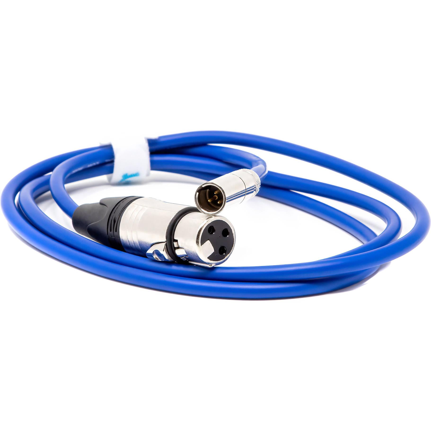 Kondor Blue 5' Mini XLR Male to XLR Female Audio Cable for BMPCC 4K/6K ...