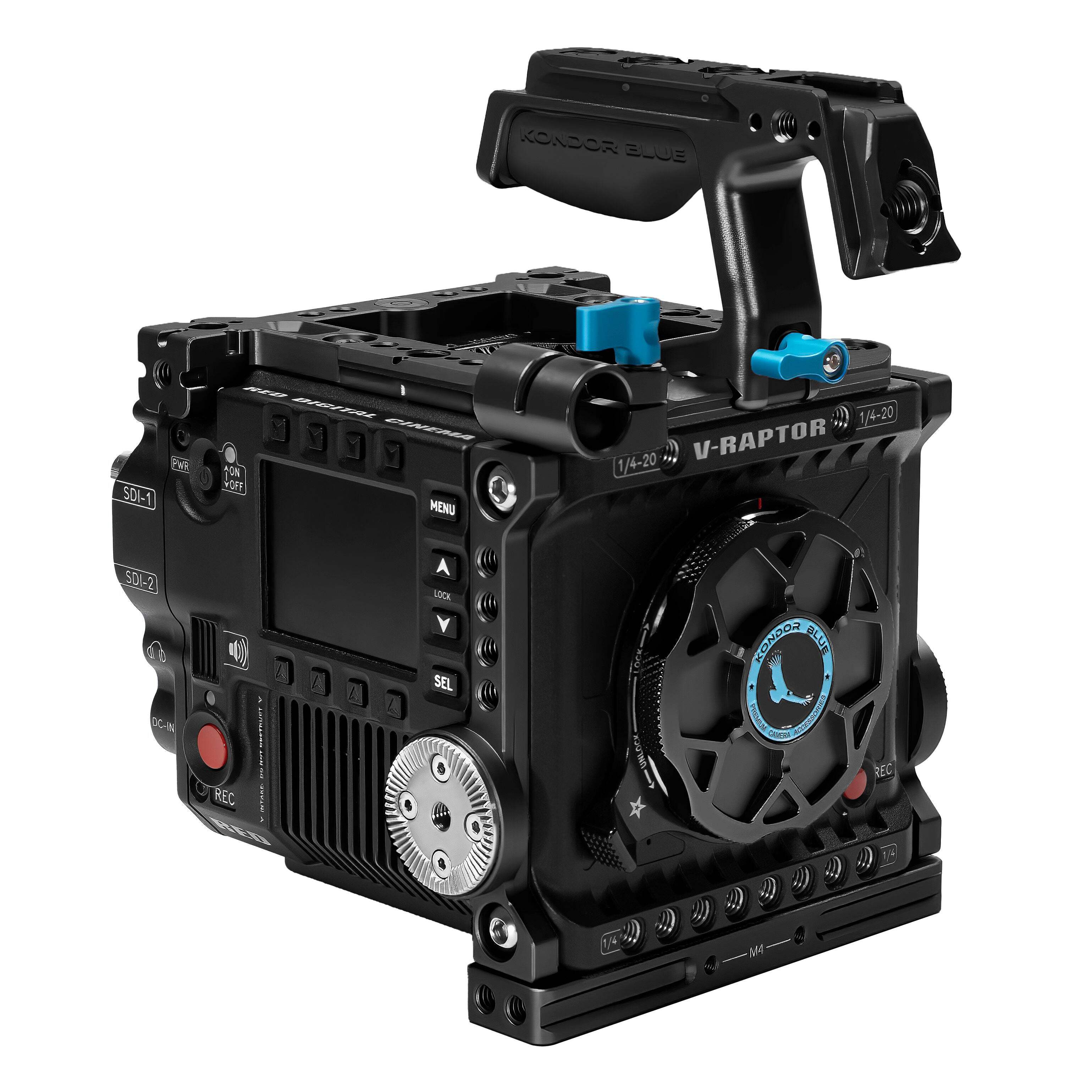 Kondor Blue RED V-RAPTOR Cage with Top Handle (Raven Black) - Walmart.com