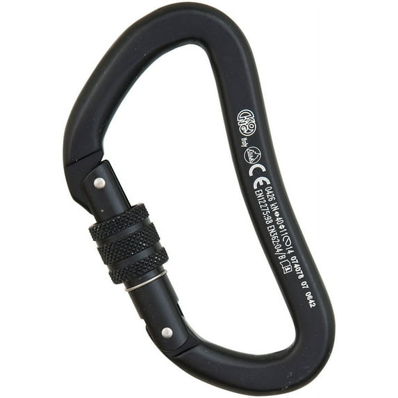 Kong Heavy Duty Aluminum Black Carabiner - Walmart.com