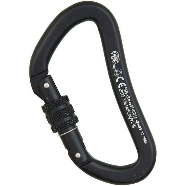 Kong Heavy Duty Aluminum Black Carabiner - Walmart.com