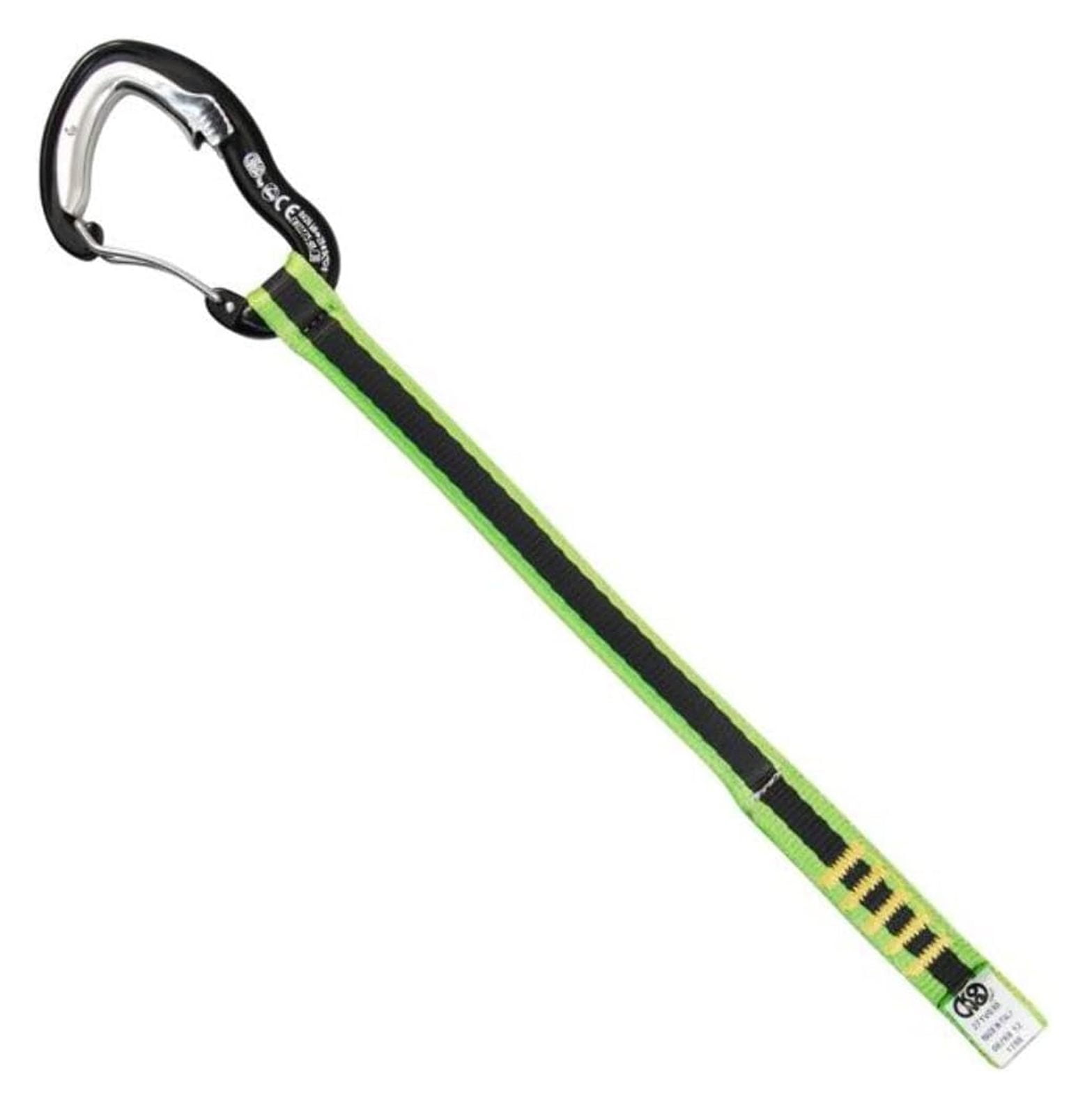 Kong Panic Quickdraw - Rock Climbing Quickdraws, Semi-Rigid Webbing ...