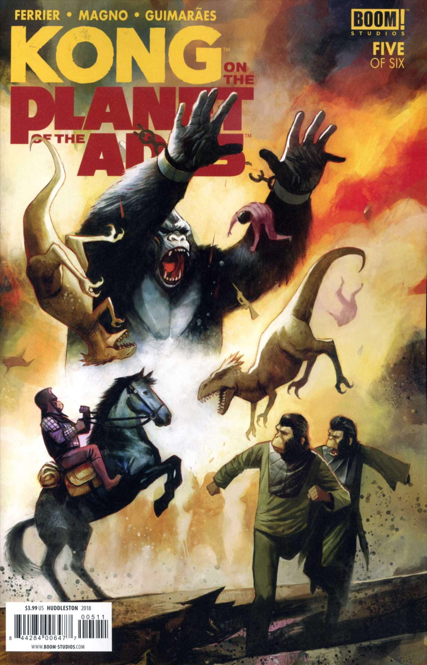 Kong on the Planet of the Apes #5 VF ; Boom! Comic Book - Walmart.com