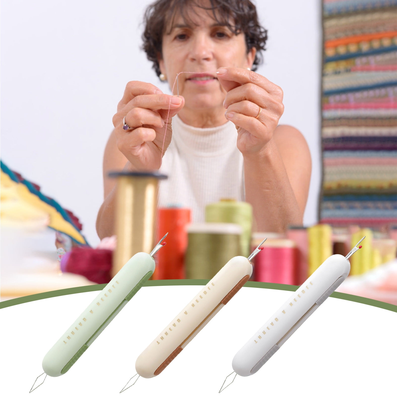 Konghyp 2 In 1 Needle Threader,Sewing Tools For Diy Sewing Craft ...