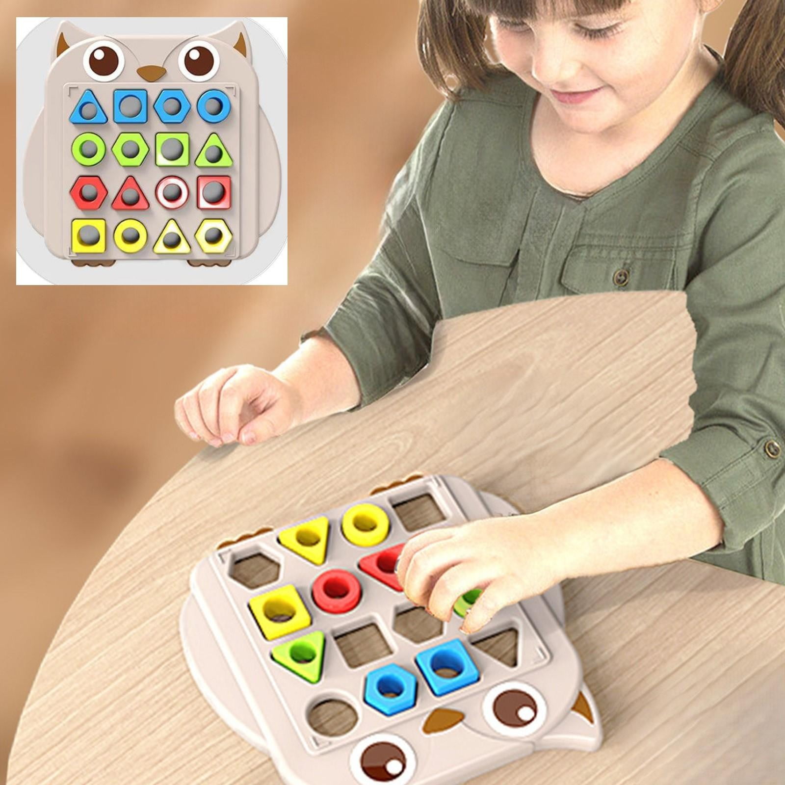 Konghyp Animal Shape Matching Puzzle – Geometric Thinking Training Toy ...