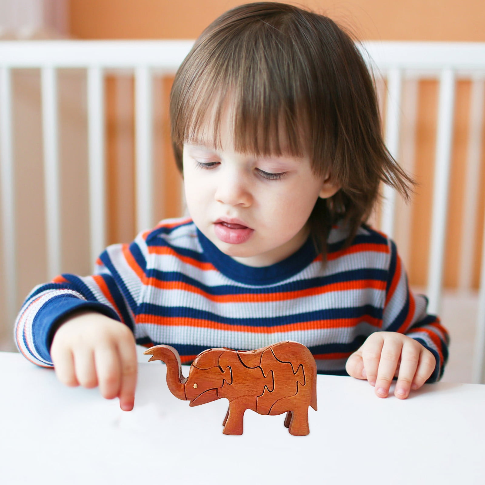 Konghyp Animal Wooden Puzzle Toys - Intelligence Game For Kids With ...