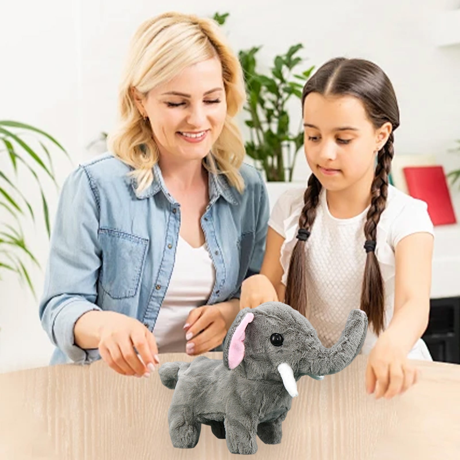 Konghyp Battery Operated Walking Plush Toy – Realistic Animal, Sound ...