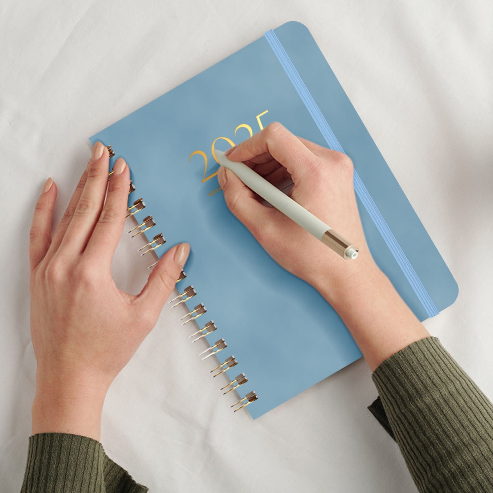 Konghyp Coil Planner 2025 Weekly Planner – A5 Taped Notebook for ...