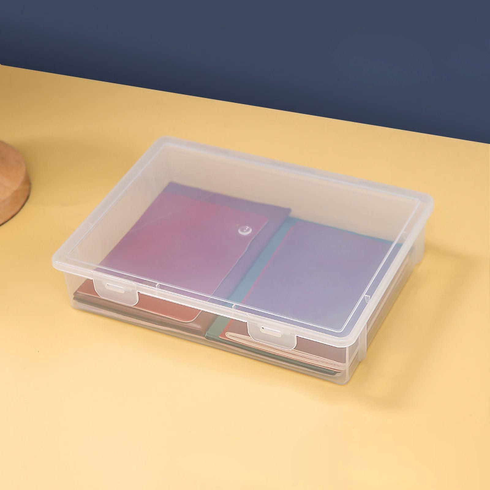 Konghyp Desktop Document Storage Box – A4 Organizer for Files ...