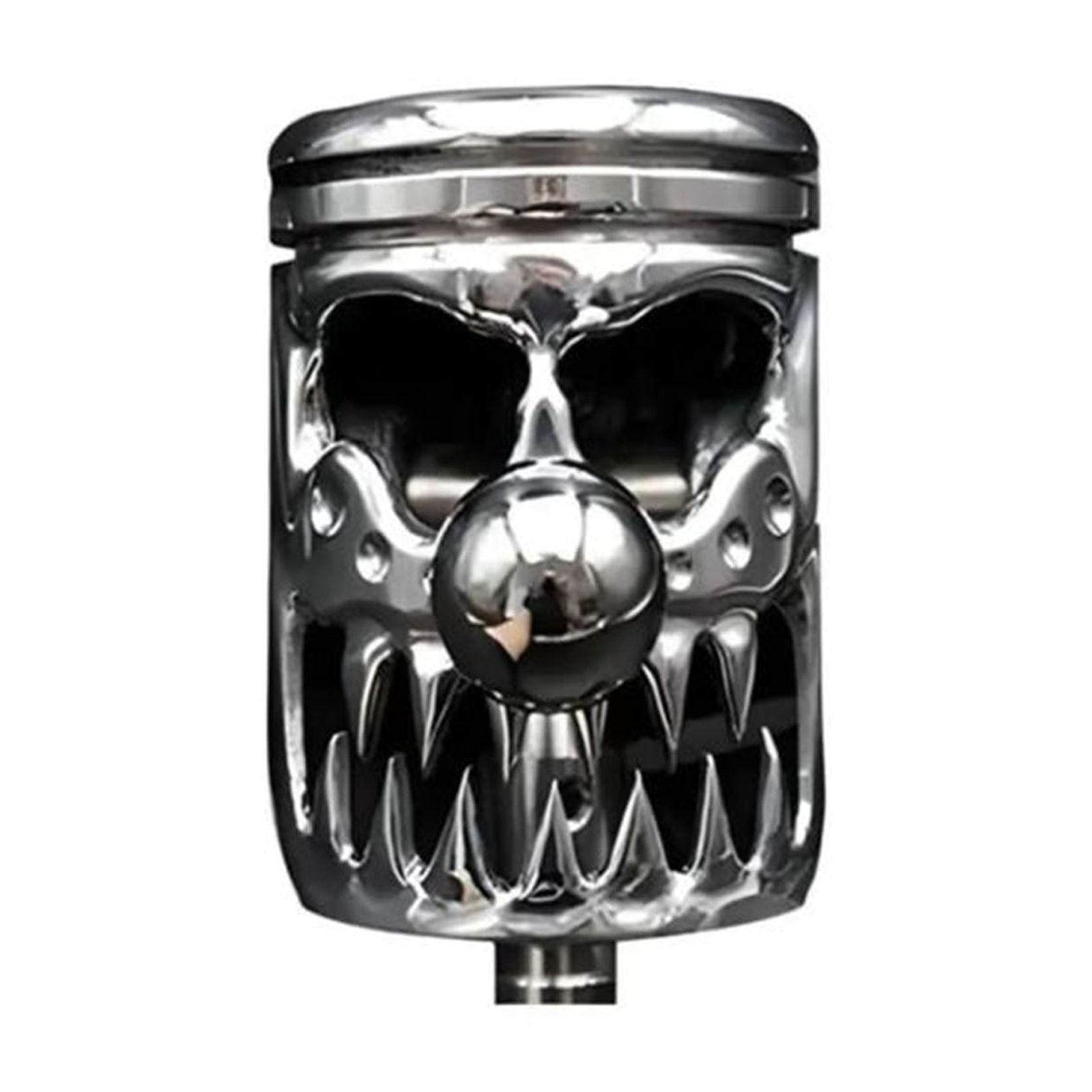 Konghyp Gear Knob Cover – Metal Skull Shape Selector for Automatic ...