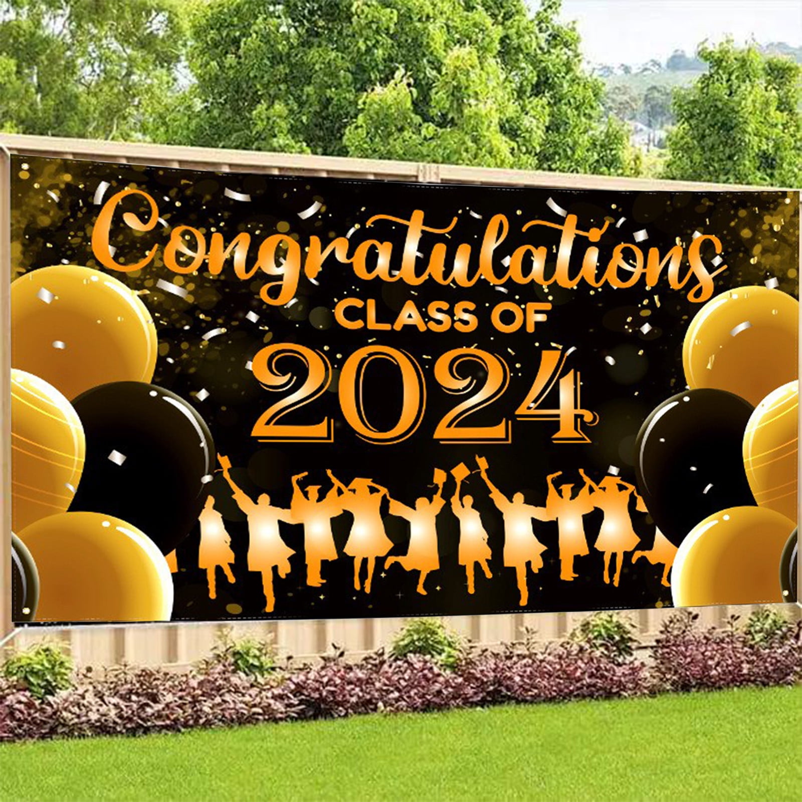 Konghyp Graduation Decorations Banner 2024 – Congratulations Graduation ...