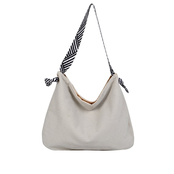 Konghyp Large Capacity Shoulder Bag, Versatile Velvet Tote, Stylish ...