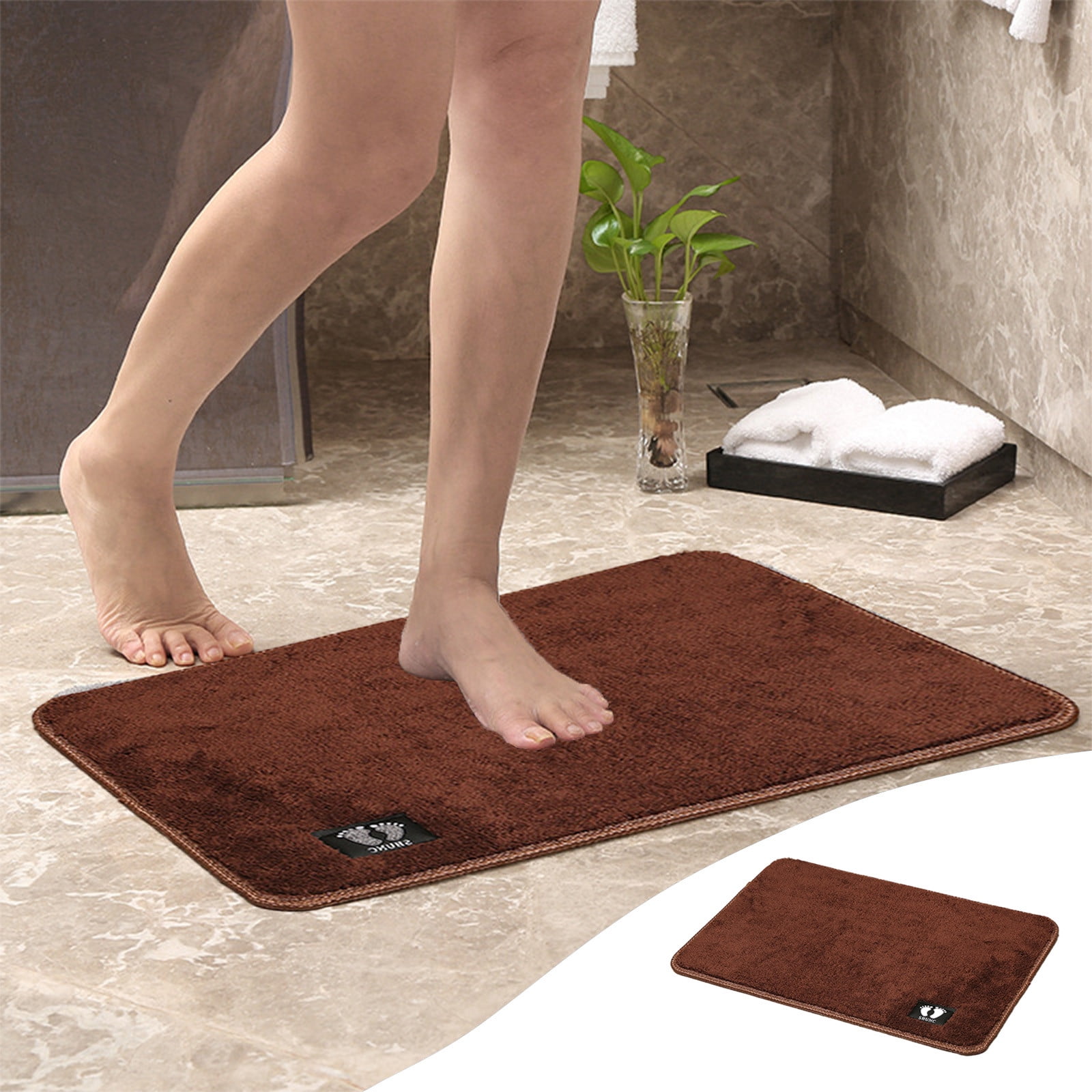 Konghyp Plush Floor Mats - Non-Slip, Absorbent Mats For Various Spaces ...