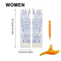 Reflexology Socks with Built-In Foot Chart and Massage Tools ...