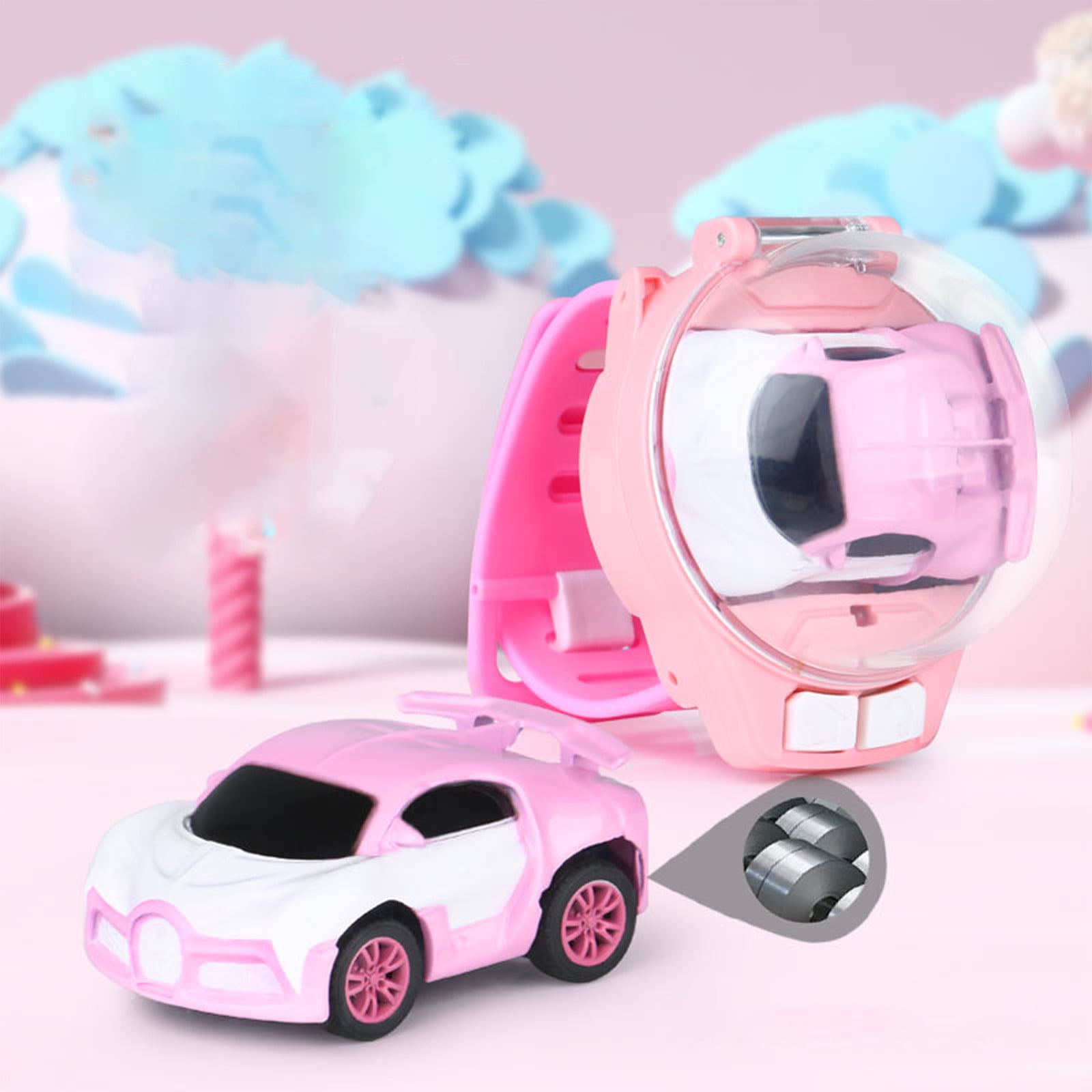 Konghyp Remote Control Watch Car Toy – 2.4GHz Wrist Racing Car, USB ...