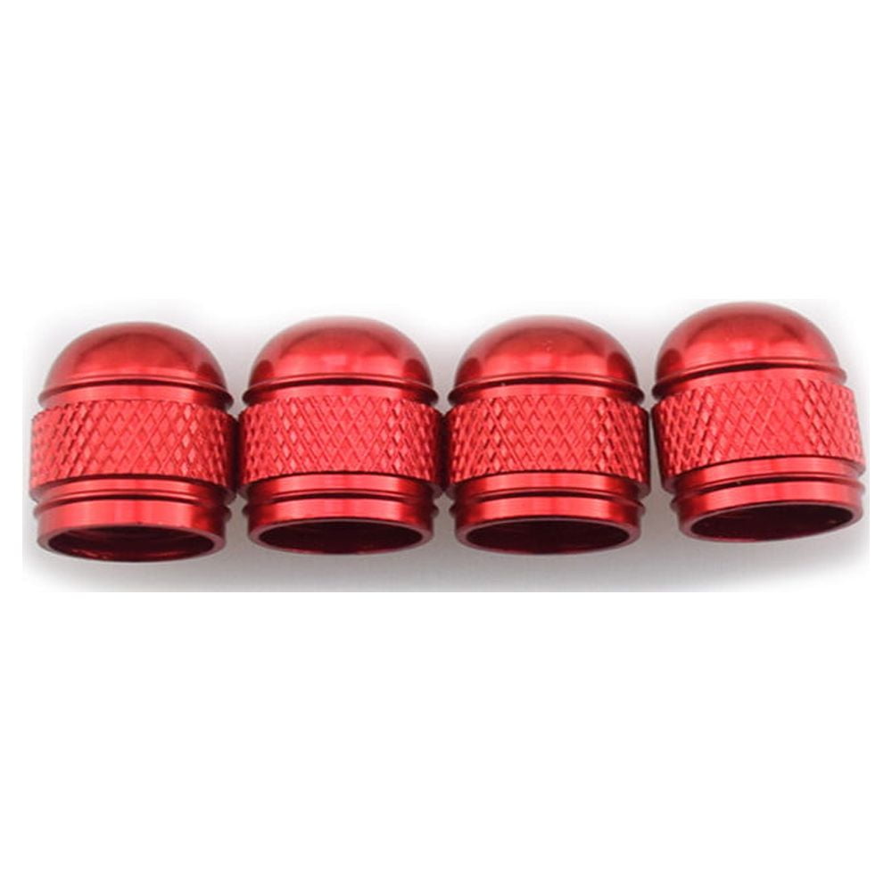Konghyp Set of 4 Aluminum Tire Rim Wheel Valve Stem Caps for Cars and ...