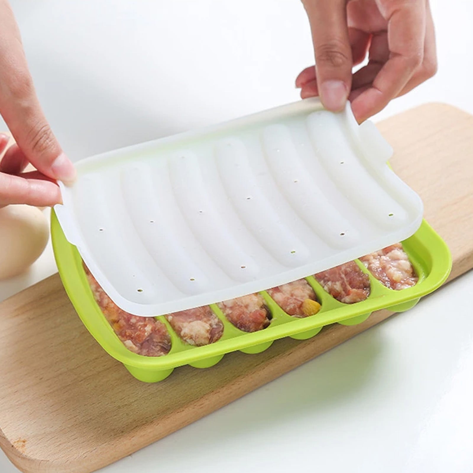 Konghyp Silicone Sausage Mould, Multifunctional Baking and Steaming ...