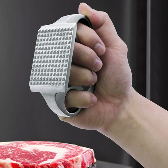 Konghyp Zincs Aluminum Alloy Steak Tenderizer, Meat Pounder, Kitchen ...