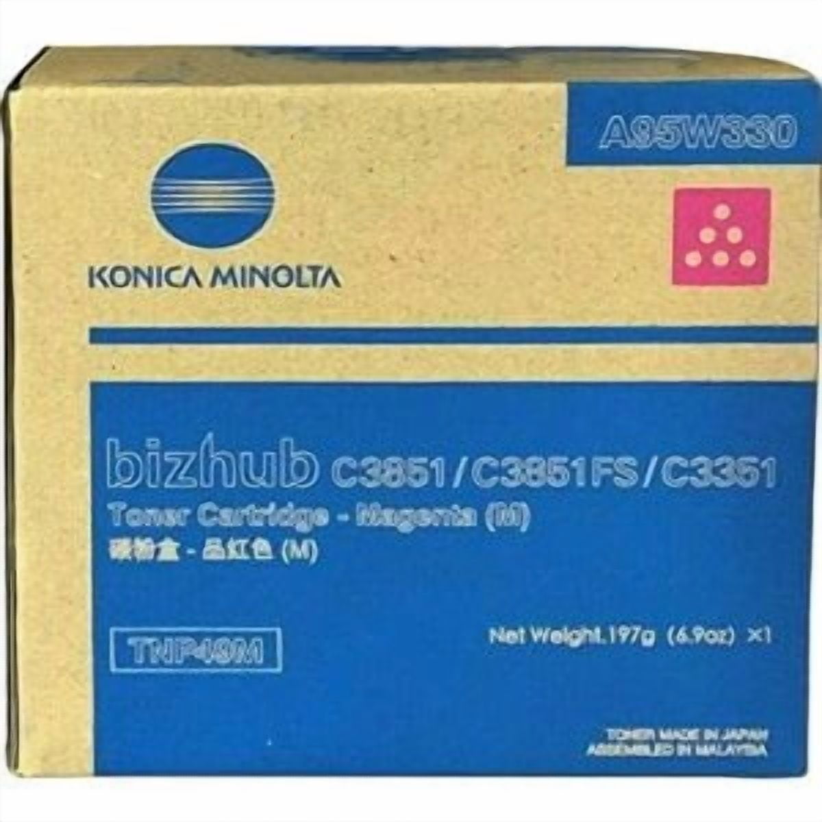 Konica Minolta A95W330 TNP-49M Magenta Toner Cartridge for USE in ...