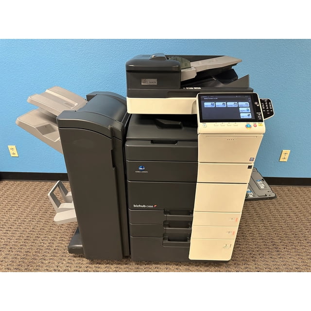 Konica Minolta Bizhub C658 - Fast Color Copier, Printer with Booklet ...