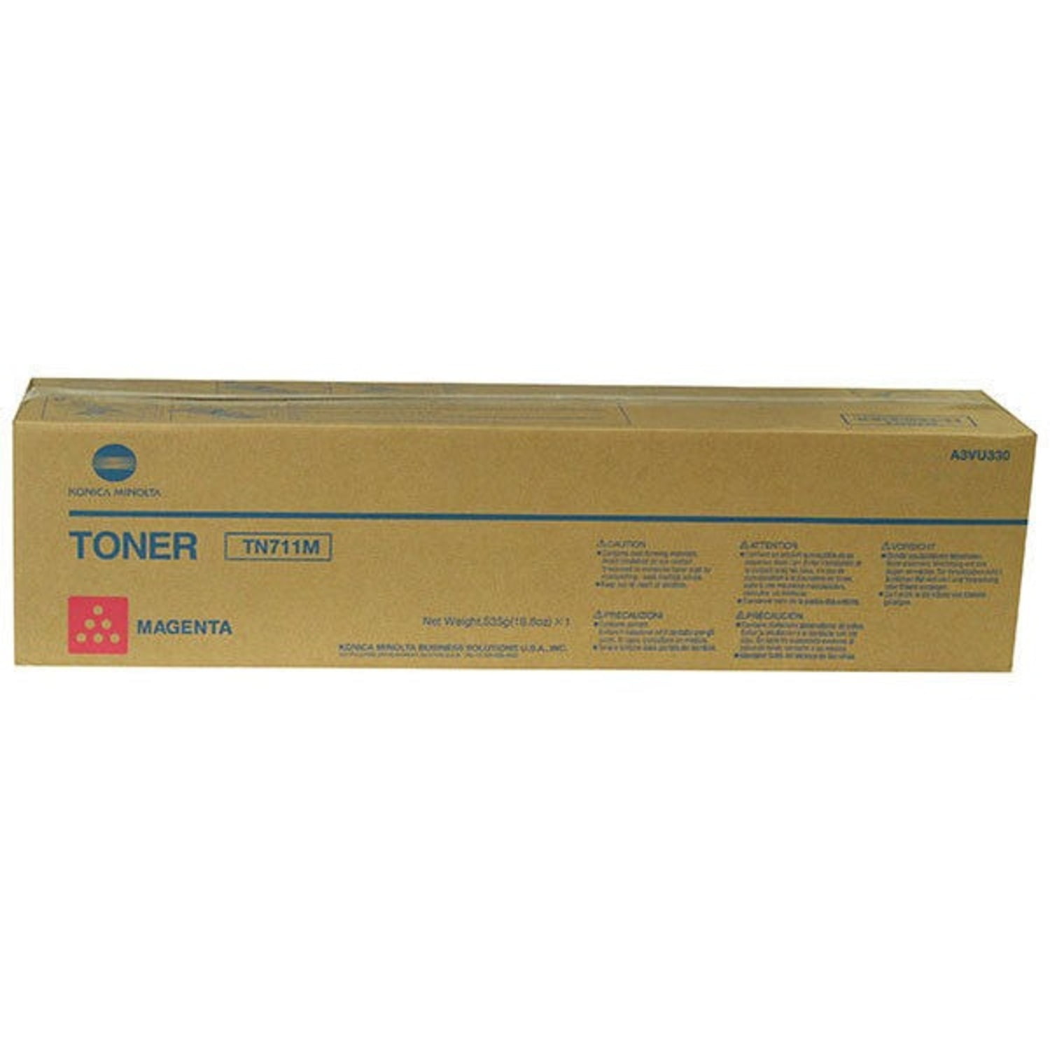 Konica Minolta Magenta Toner Cartridge, TN711M, 31500 Yield (A3VU330 ...