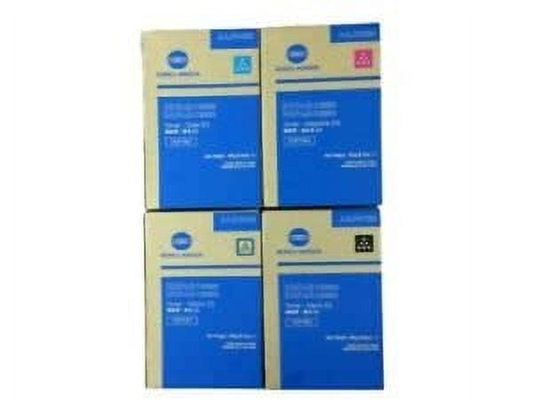 Konica Minolta OEM TNP93 CMYK 4 Color Pack Toner Cartridge Replacement ...