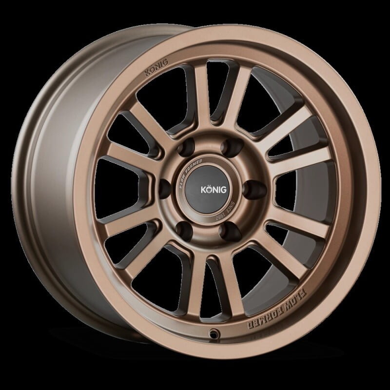 1 Konig 17x8.5 6X5.50 -6 HT1BZ Hyper Trail Satin Bronze Wheel Rim ...