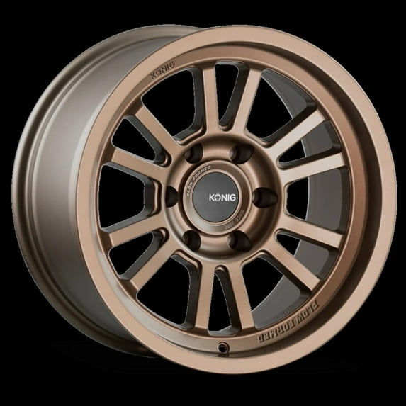 1 Konig 17x8.5 6X5.50 -6 HT1BZ Hyper Trail Satin Bronze Wheel Rim ...