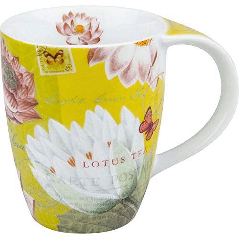 Konitz Mug Porcelain Lotus Tea (one mug) - Walmart.com