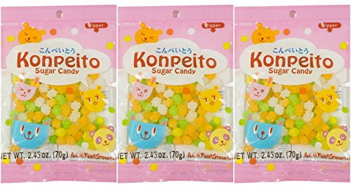 Konpeito Sugar Candy 2.46 oz, 3 bags pack bundle Japan - Walmart.com
